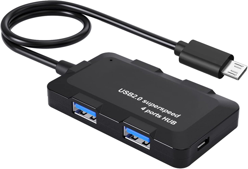 4 Usb Ports | Micro Usb Otg Cable Adapter