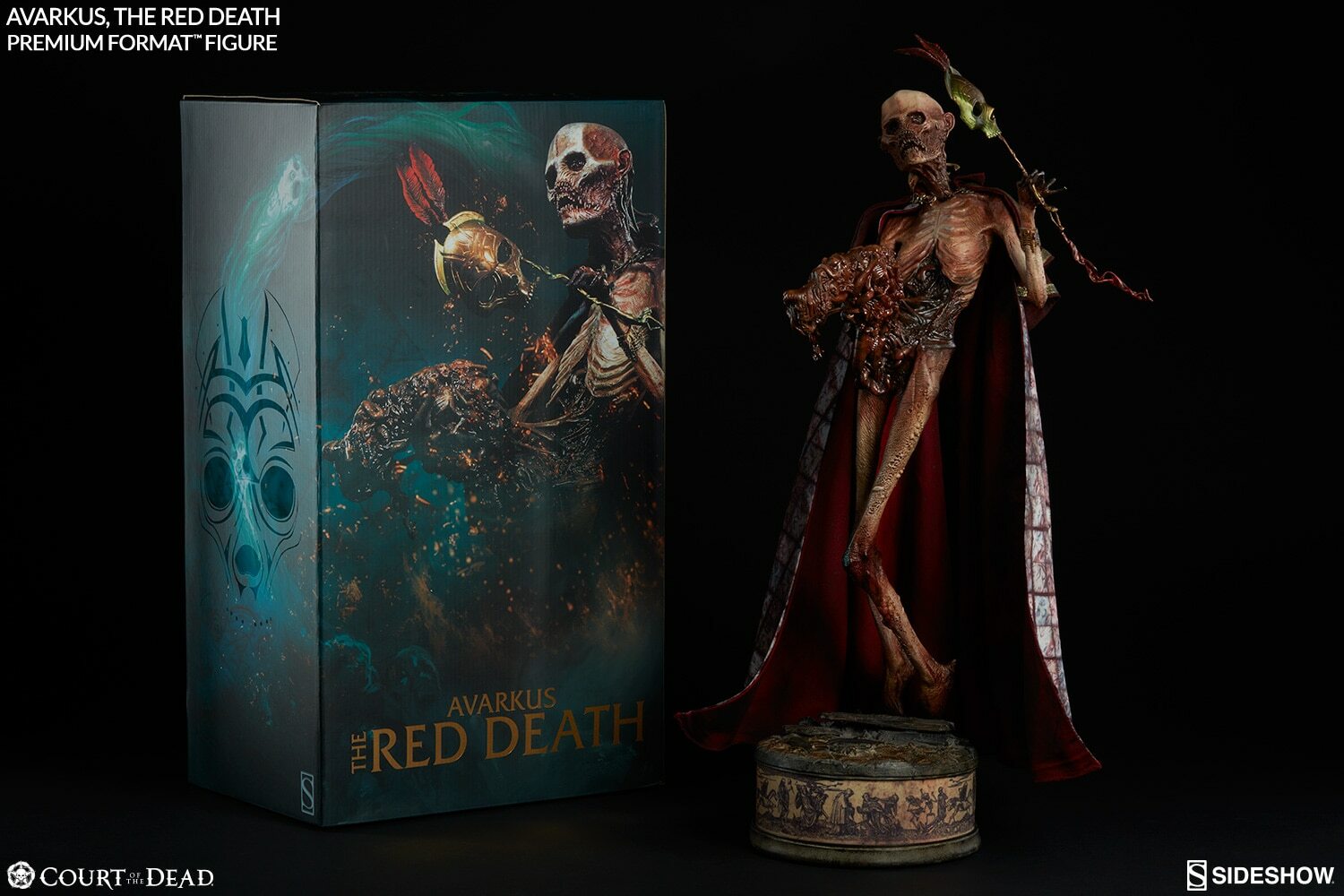 SIDESHOW EXCLUSIVE THE RED DEATH STATUE COURT OF THE DEAD 08 SIDESHOW EXCLUSIVE THE RED DEATH STATUE COURT OF THE DEAD 08