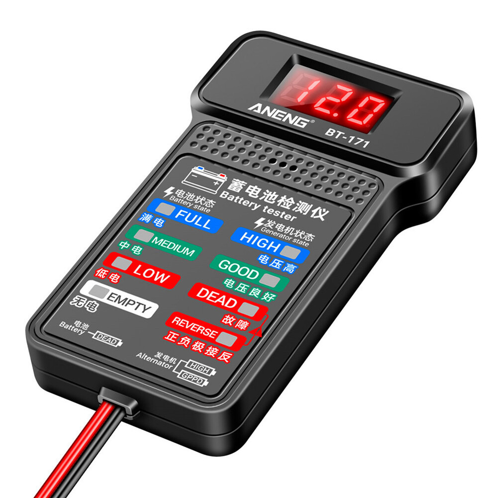 12V Car Battery Tester Portable Digital Battery Testing Device for ...
