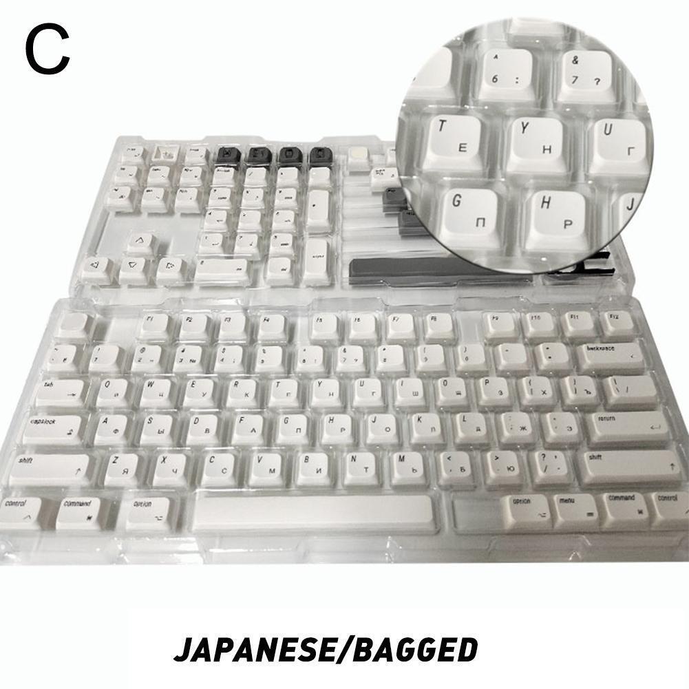 Apple XDA Height Keycaps PBT White Dyesub for MX Switches Lot P3 | eBay