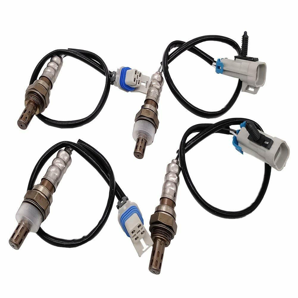 4PCS Oxygen Sensor Up+Downstream For GMC Yukon 2008-2014 Chevy ...