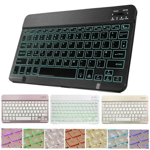 Universal 7 Colors | Backlit Light Cool Wireless Bluetooth Rechargeable ...