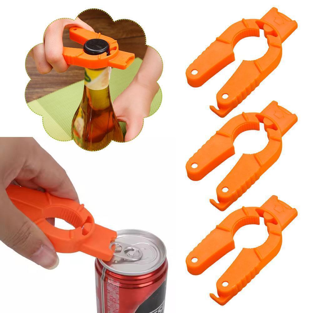 Plastic Bottle Cap Opener,3 Pack Water Bottle Opener,Orange Can New ...