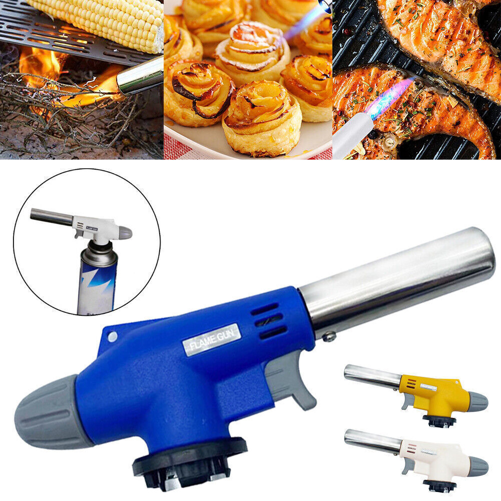 Kitchen Gas Torch Refillable Portable Blow Torch Automatic Ignition ...
