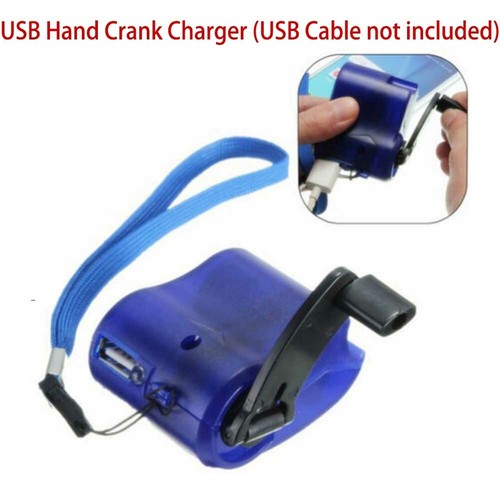 USB HandWinding Mini Outdoor Emergency Portable Hand Power Dynamo Hand ...
