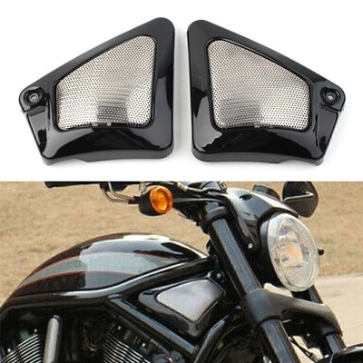 Black Frame Neck Side Cover Guard Fit For Harley V-Rod VRSCD VRSCDX ...