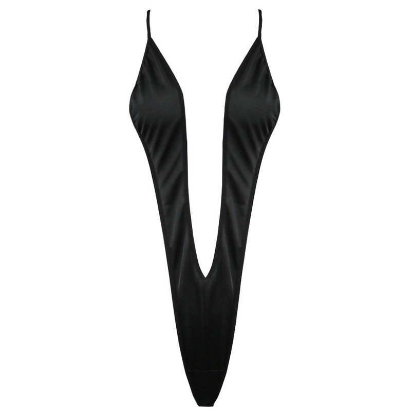 Frauen Bikini Monokini String Tanga Thong Unterwäsche Bodysuit