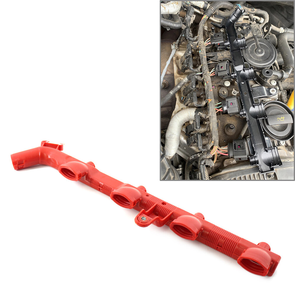 Red Ignition Coil Engine Wire Wiring Harness For Audi A4 S4 A5 S5 A6 ...