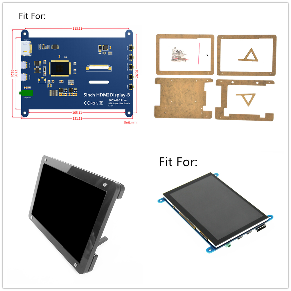 Lcd Hdmi Display | For 5 Inch Raspberry Pi