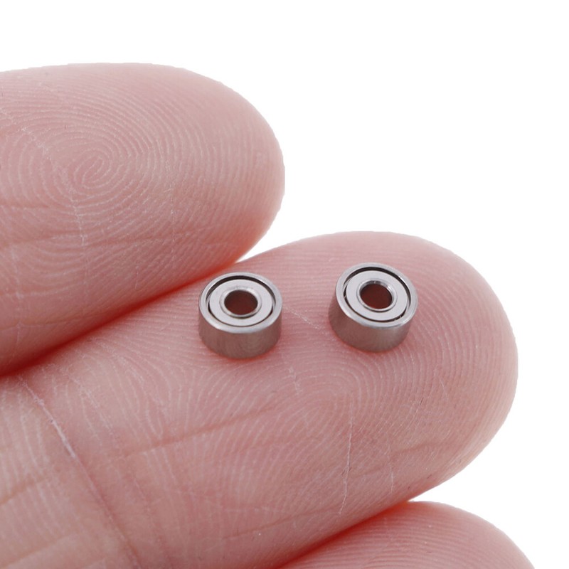 10Pcs 681XZZ 1.5x4x2mm open miniature bearings ball mini hand bearing ...