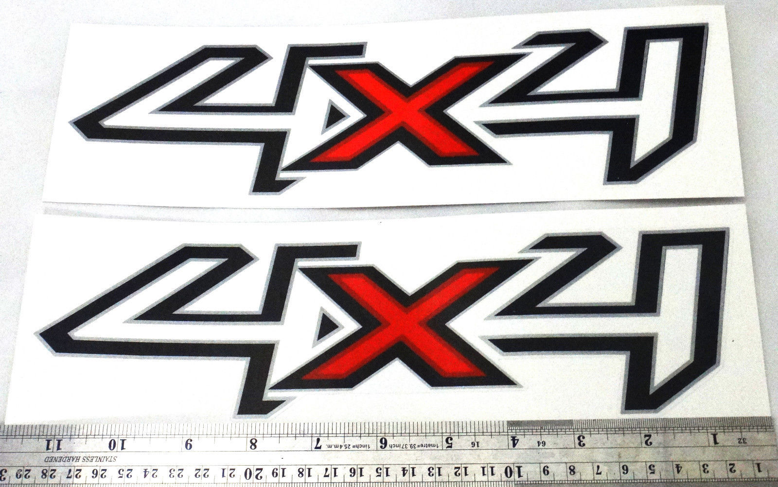 Pair Sticker Black Logo " 4x4 " Decal 4wd Ford Ranger 2012 - 2017 T6 ...