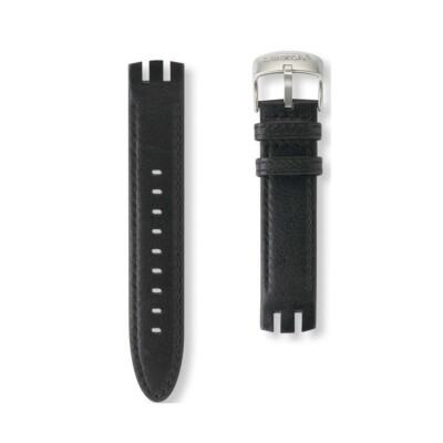 Купить Ремешки для часов Swatch. Black leather strap Swatch Irony New ...