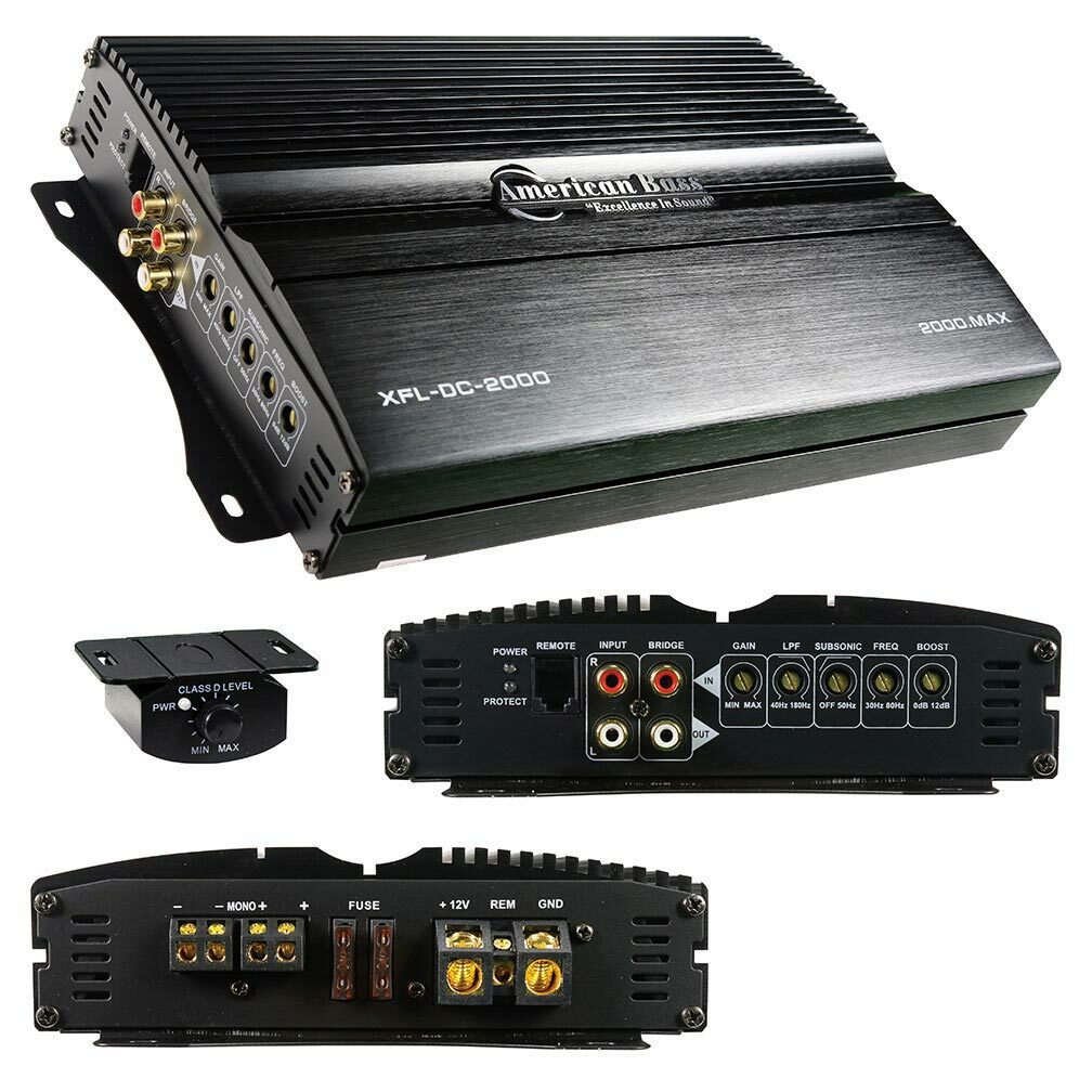 Купить Усилитель автомобильный AMERICAN BASS XFLDC2000 Micro D Class ...