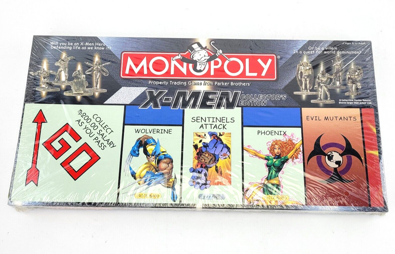 Monopoly: X-Men (2000) Board Game – Board Game Guys