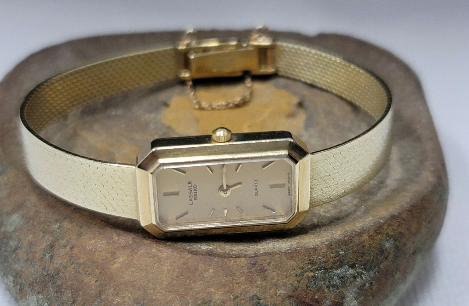 Seiko Lassale 14k Yellow Gold Women's Quartz Watch 8420A 6j Seiko Lassale 14k Yellow Gold Women's Quartz Watch 8420A 6j