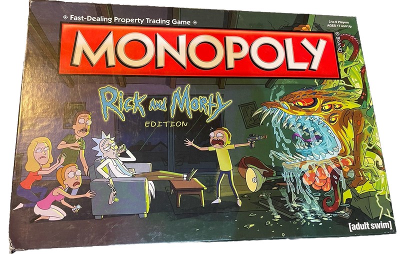 Monopoly: Rick and Morty (2016) Board Game – Board Game Guys