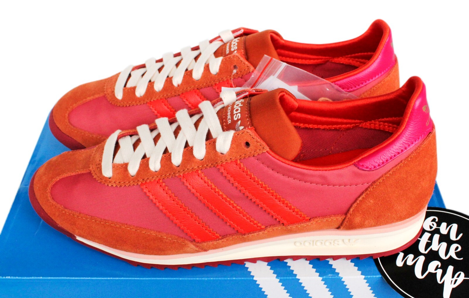 Adidas SL72 x Wales Bonner Orange Maroon Pink UK 5 7 8 9 10 Adidas SL72 x Wales Bonner Orange Maroon Pink UK 5 7 8 9 10