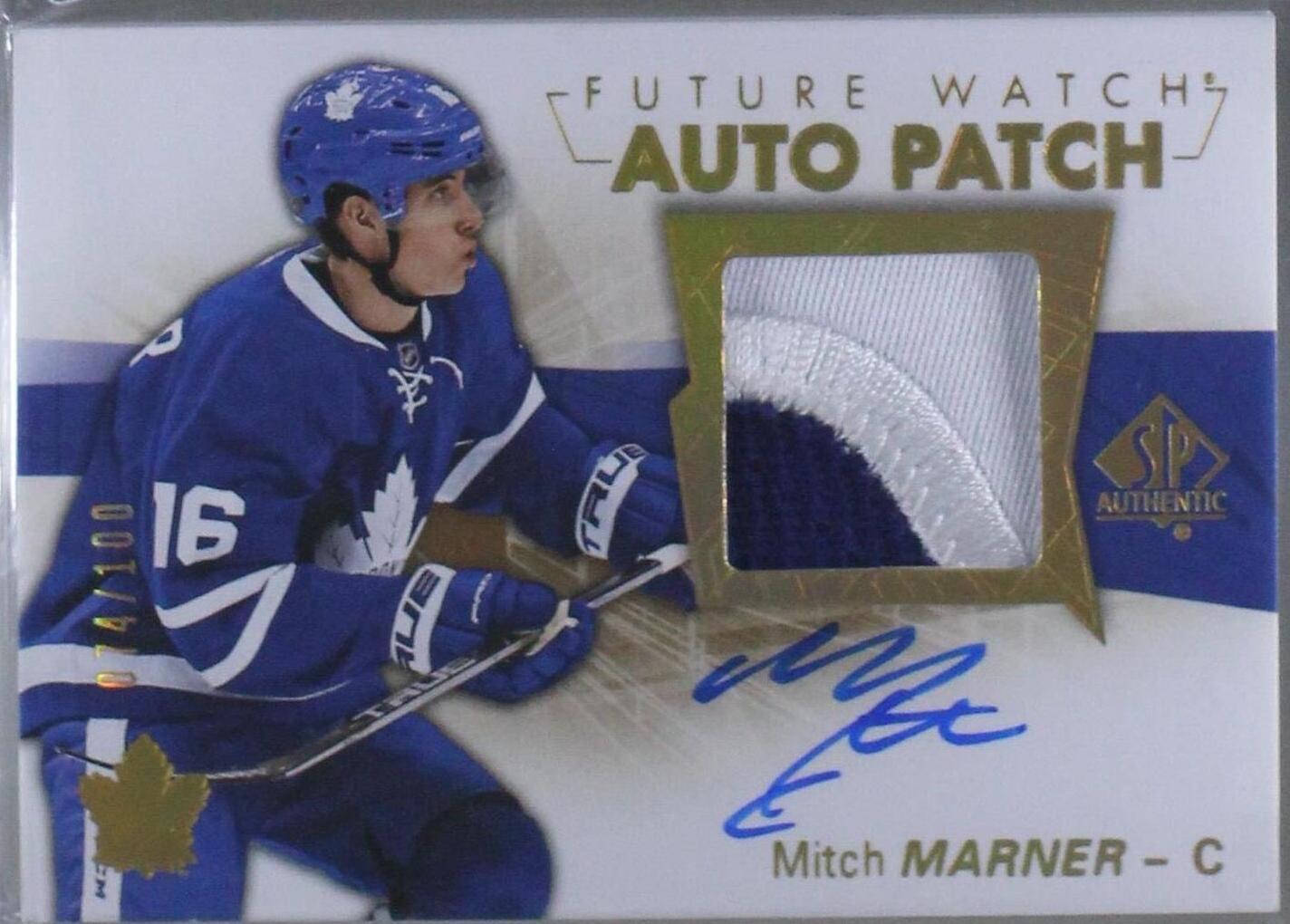2016-17 SP Authentic - Future Watch Autographs Mitch Marner #148 ...