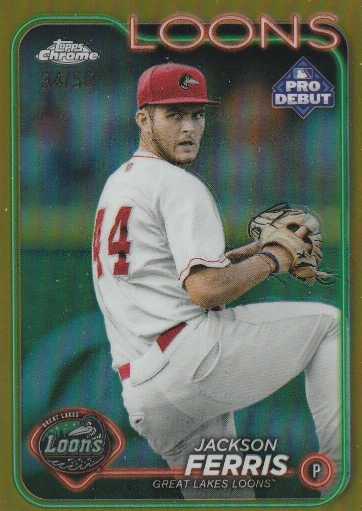 2024 Topps Pro Debut - Chrome Jackson Ferris #PDC-109 Gold Refractor ...