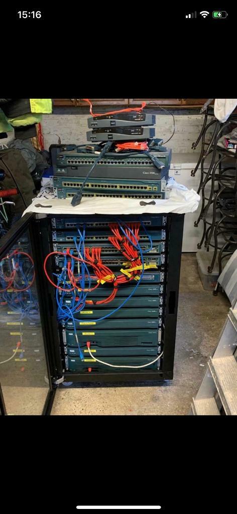 Cisco Switches/Routers Cabinet pdu and cables | in Rochford, Essex ...