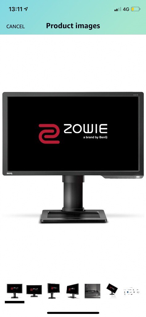 BenQ ZOWIE XL2411P 24 Inch 144 Hz Gaming Monitor with 1 ms, Black ...