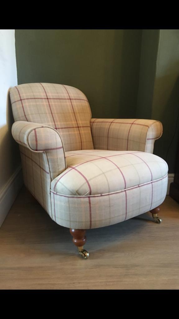 Laura Ashley harbrook checked armchair | in Messingham, Lincolnshire ...