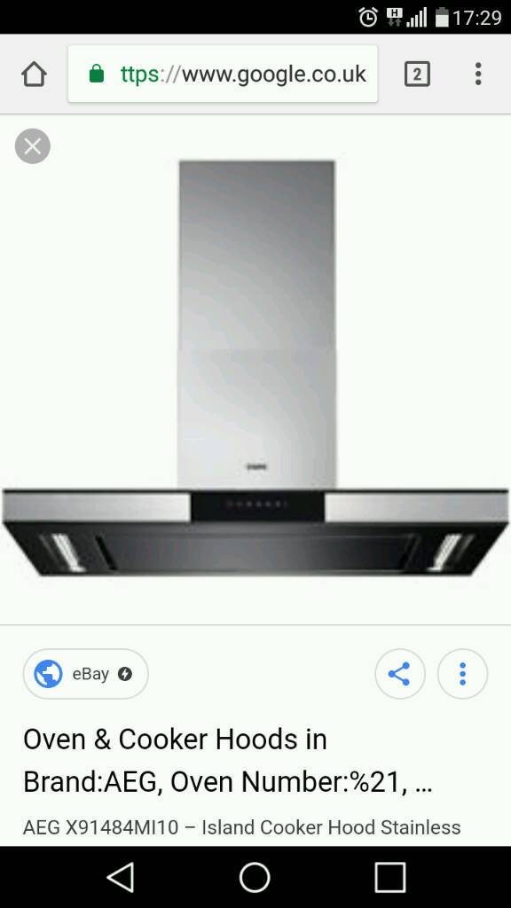 AEG 100cm Extractor Hood / Fan | in Greenwich, London | Gumtree