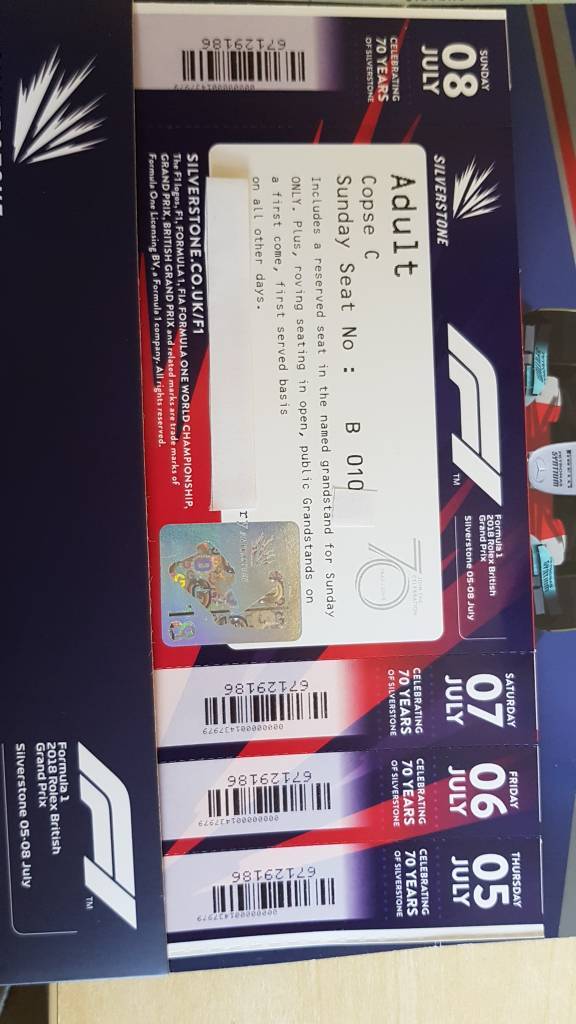 Silverstone Tickets