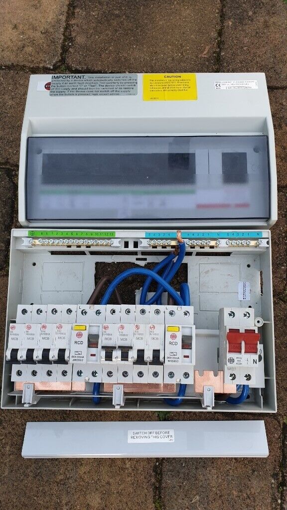 Wylex 10 Way Split Load Plastic Consumer Unit, 100A NH | in Perth and ... Wylex 10 Way Split Load Plastic Consumer Unit, 100A NH | in Perth and ...