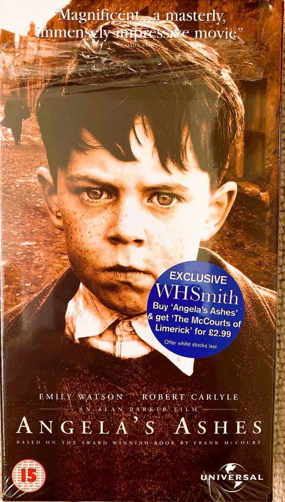 VHS Film - Angela's Ashes - Excellent Condition - Stars Emily Watson ...