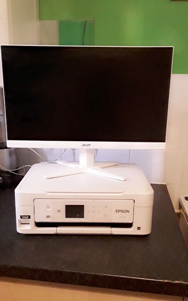 Pc monitor and printer with a wireless keyboard | in Trowbridge ...