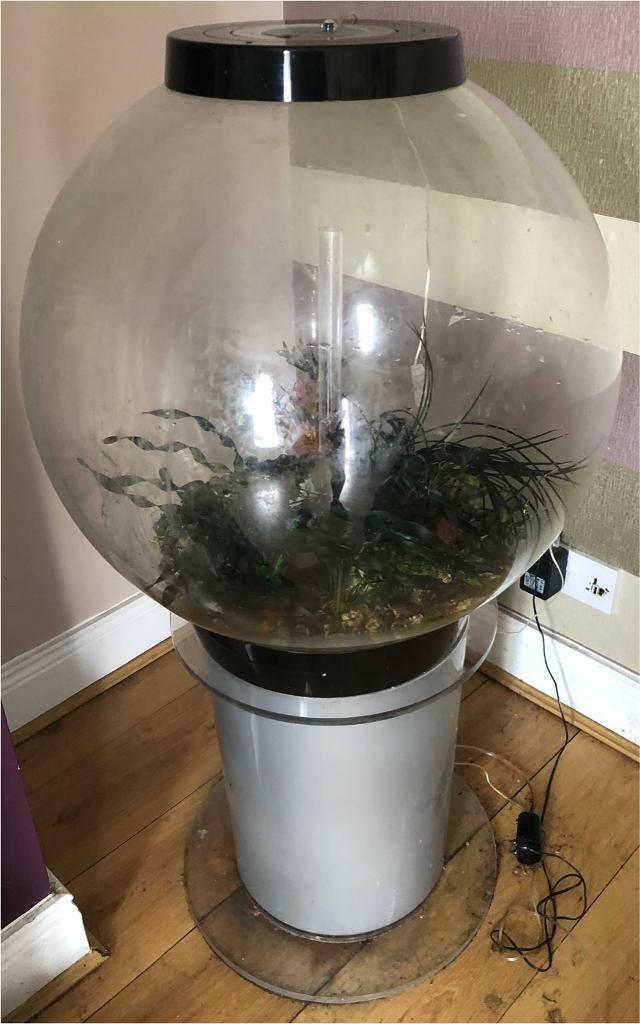 BiOrb 105L Fish Aquarium tank on stand with lots of accessories koi ...