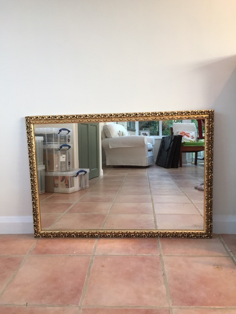 vintage-large-gold-framed-mirror-approx-1m-x-7m-in-crowborough