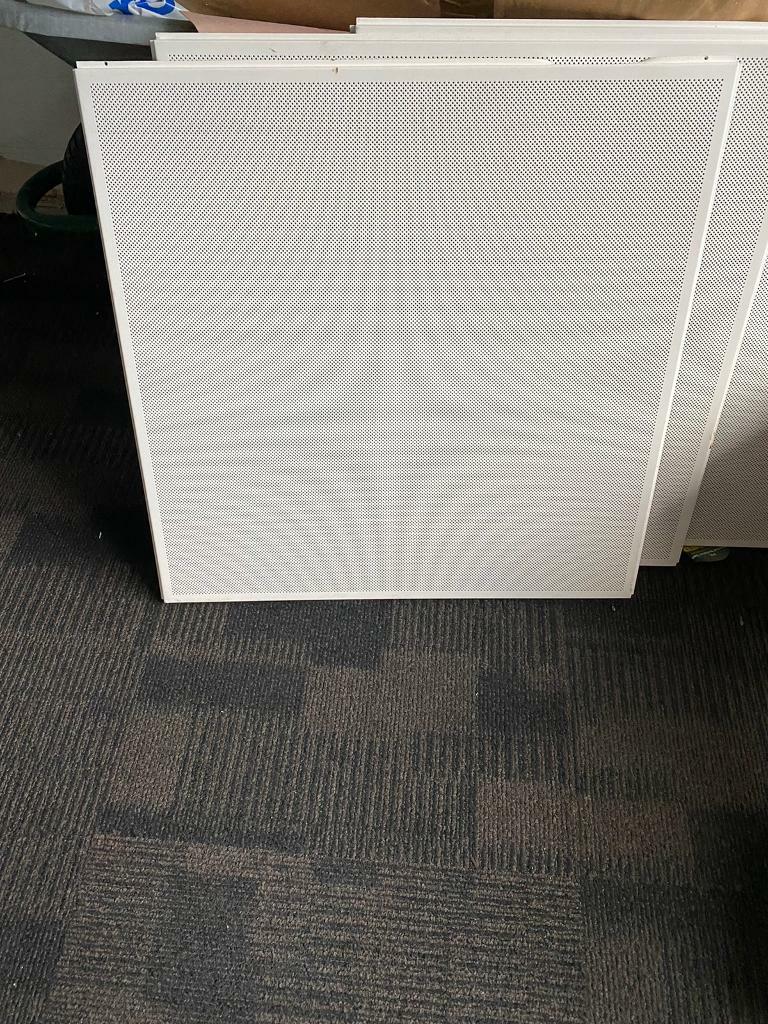 SAS System 130 Tegular Lay-In Metal Ceiling Tiles - 600x600mm - Perf ...