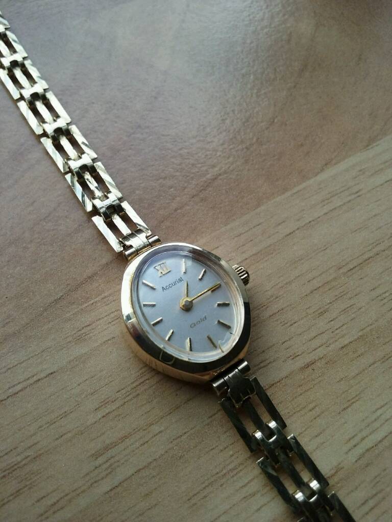 9ct 375 solid gold Accurist ladies watch | in Isle of Dogs, London ... 9ct 375 solid gold Accurist ladies watch | in Isle of Dogs, London ...