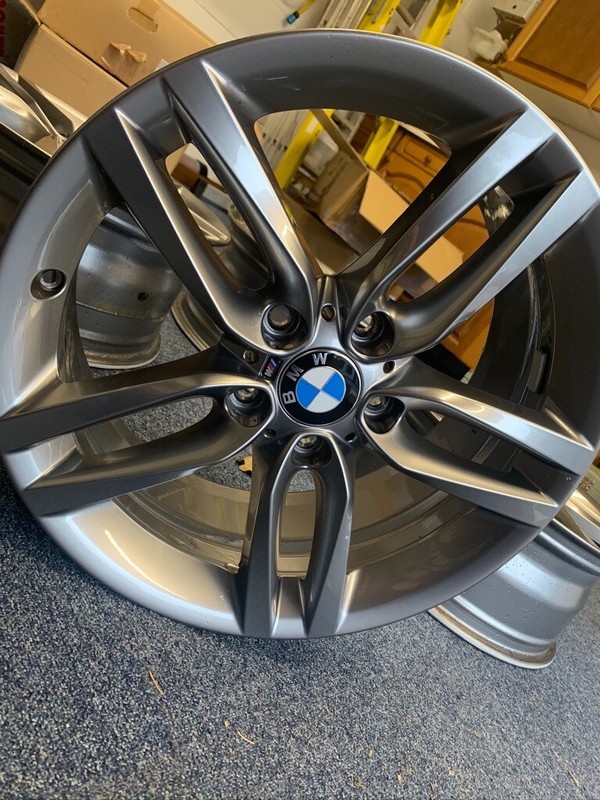 Genuine BMW 3 4 Series 19” 442 M Sport Alloy Wheels & Tyres F30 31 32 ...