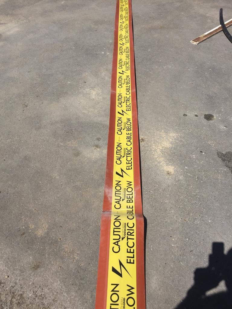 Electric tile tape warning northern power grid | in Rotherham, South ...