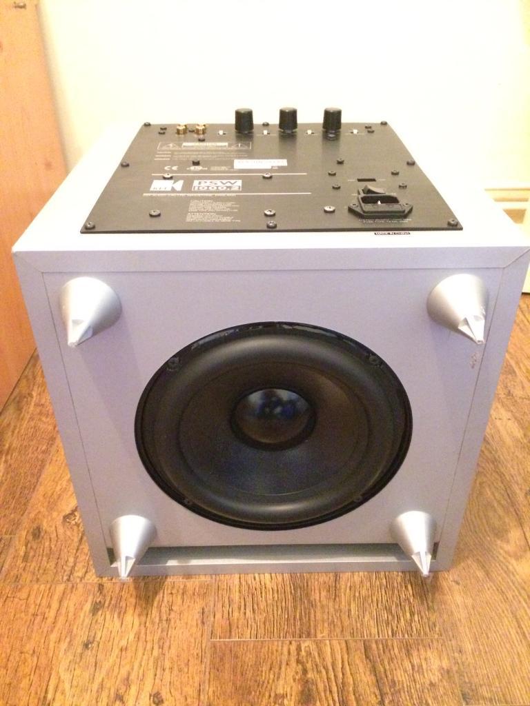 KEF PSW 1000.2 active SUBWOOFER amazing BASS home cinema CHEAP | in ...