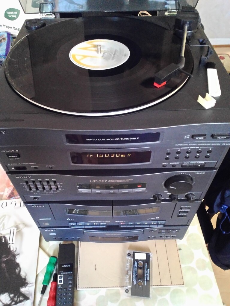 Sony Stereo System With Turntable at Andres Lowe blog