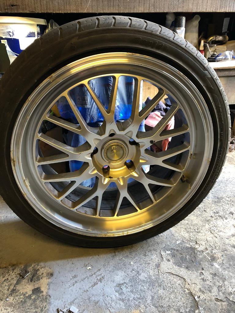 18” cades tyrus staggered deep dish wheels 5x112 | in Bransholme, East ...