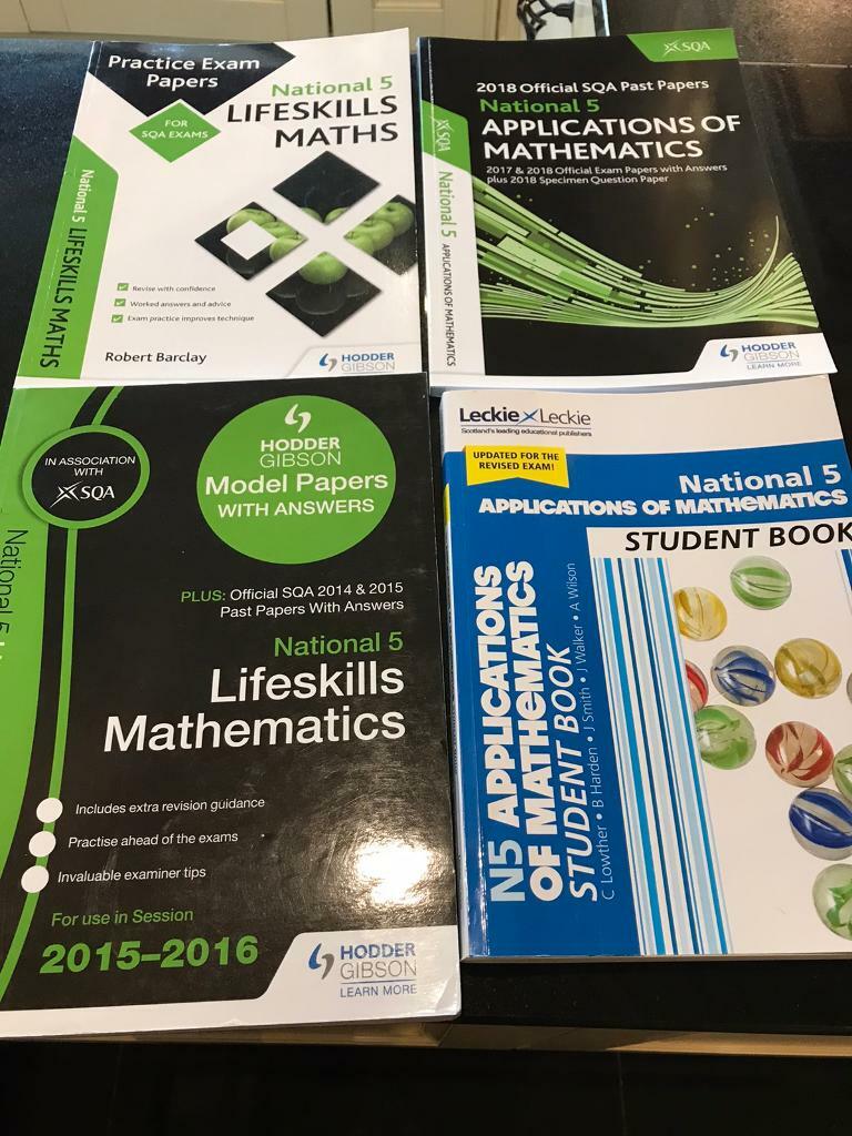 national-5-applications-of-maths-text-books-x4-in-biggar-south