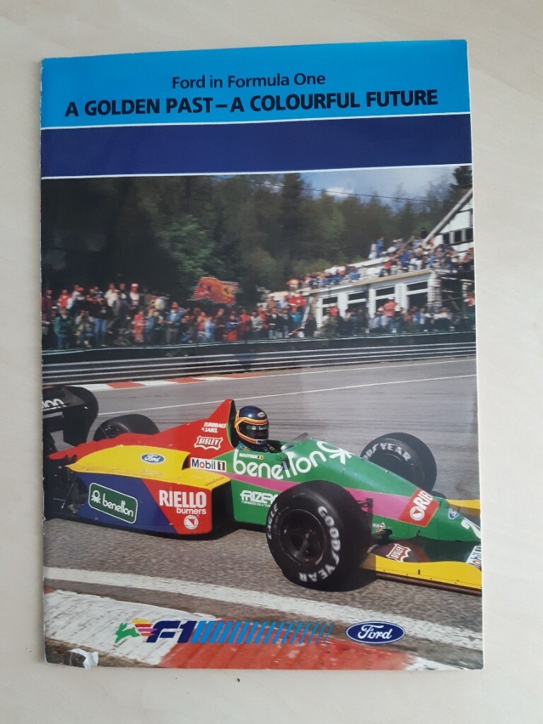 FORD IN FORMULA ONE, A GOLDEN PAST - A COLOURFUL FUTURE BROCHURE | in ...