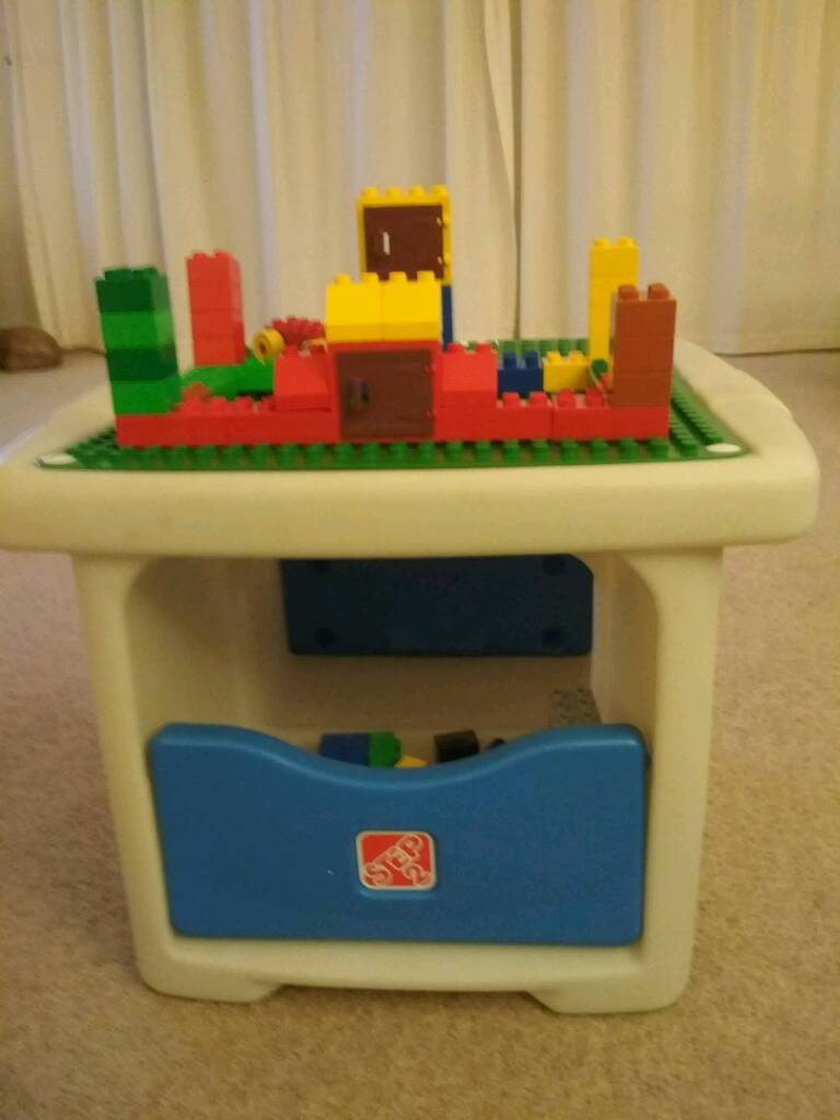 Step 2 building table and duplo bricks. | in Maidenhead, Berkshire ...