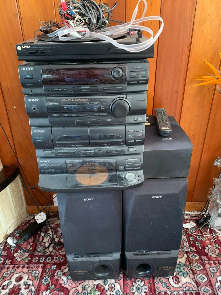 Sony Stereo System With Turntable at Andres Lowe blog