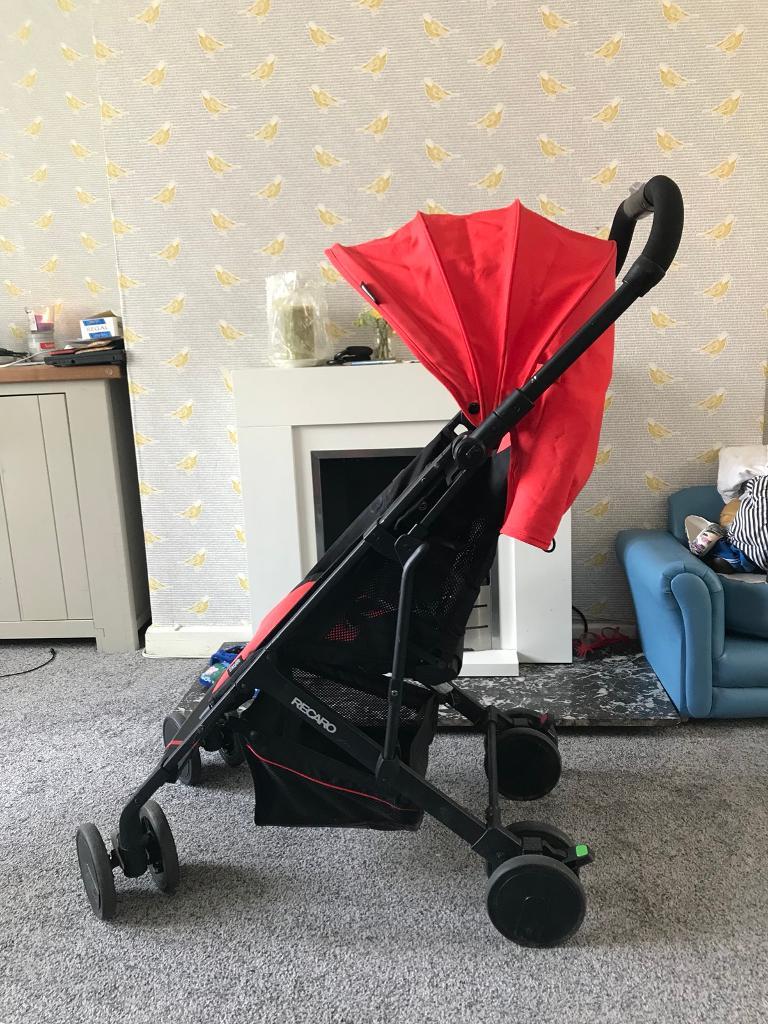 RECARO easylife Stroller In ruby red small lightweight stroller | in ...