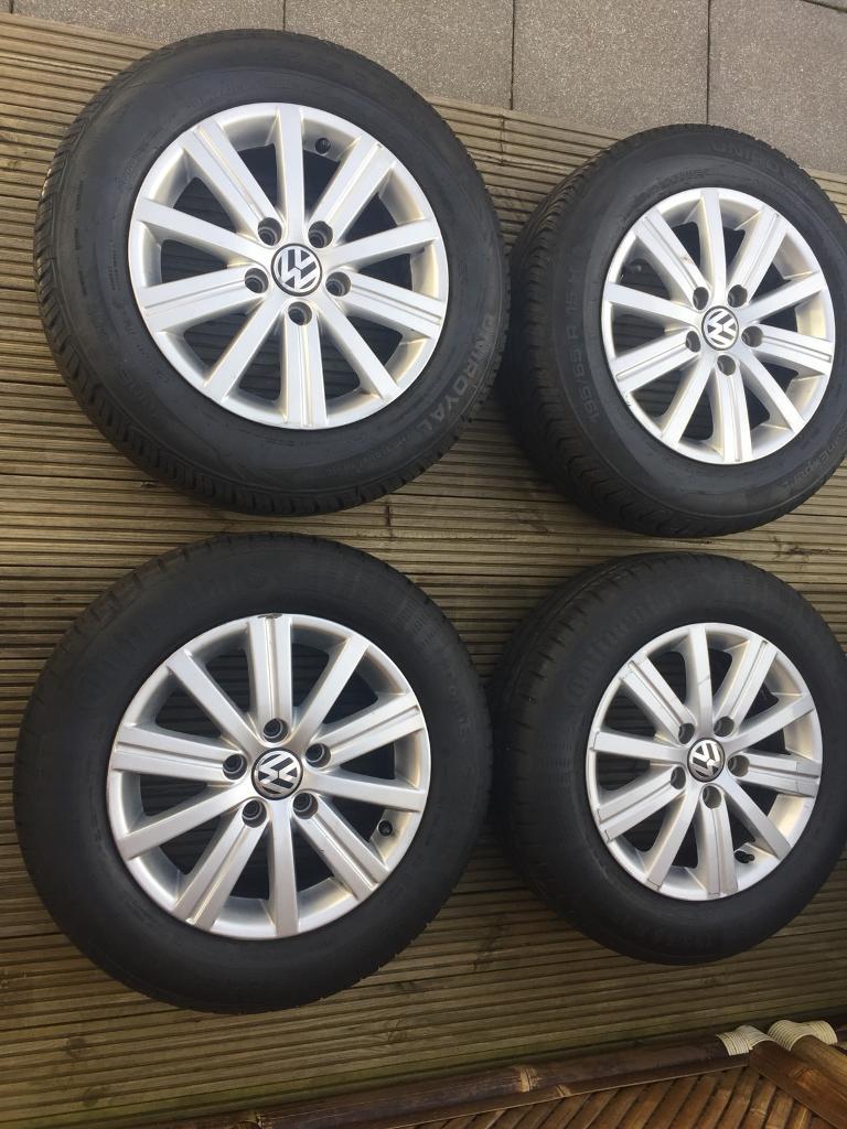 VW Golf 15 inch Alloys wheels with tyres RIM:6.5Jx15H2ET50. PCD:5x112 ...