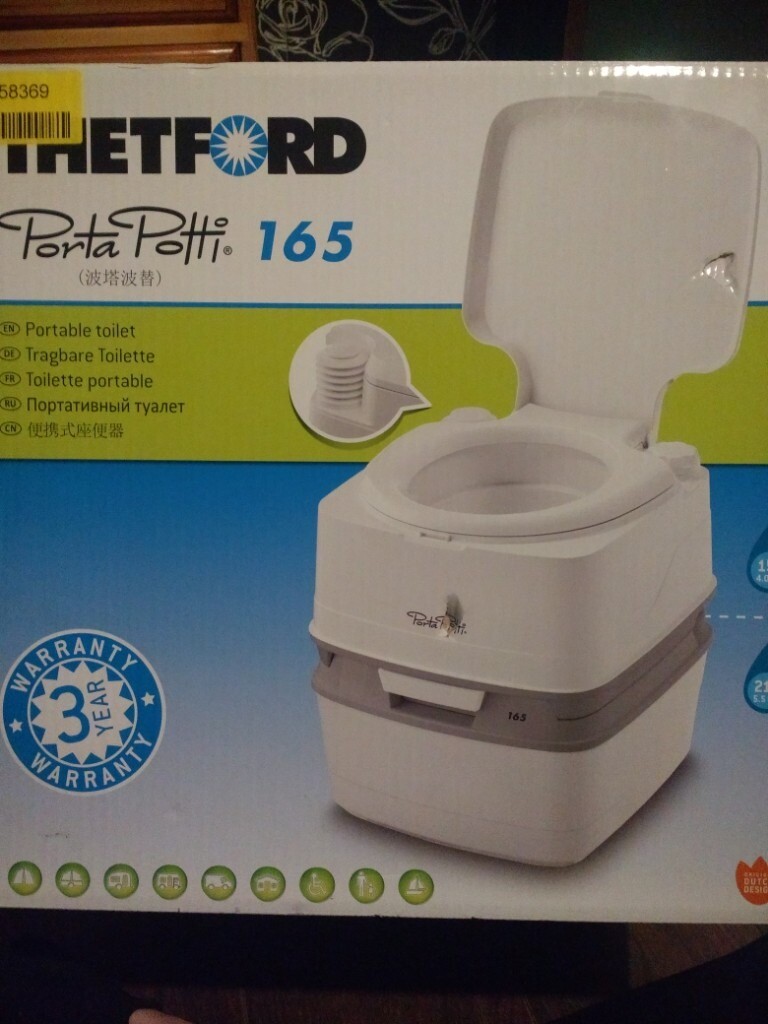 Thetford Porta Potti 165 Portable Toilet Brand New in the box | in Top ...