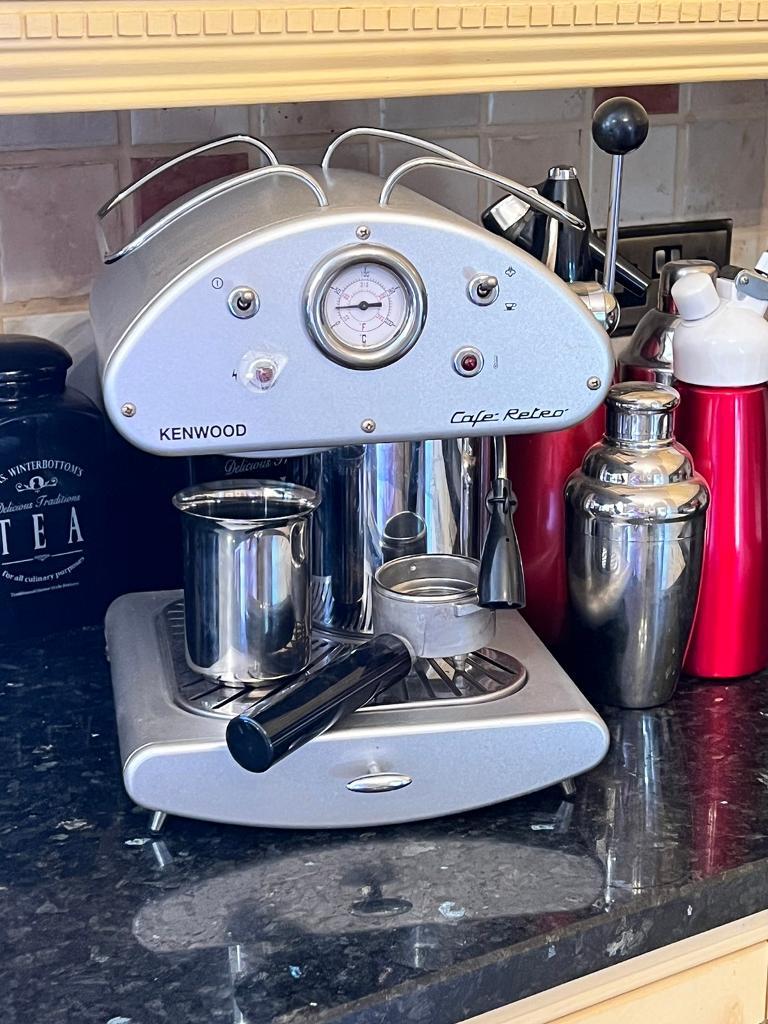 Kenwood Cafe Retro Espresso Vintage look Coffee Machine | in Rugeley ...
