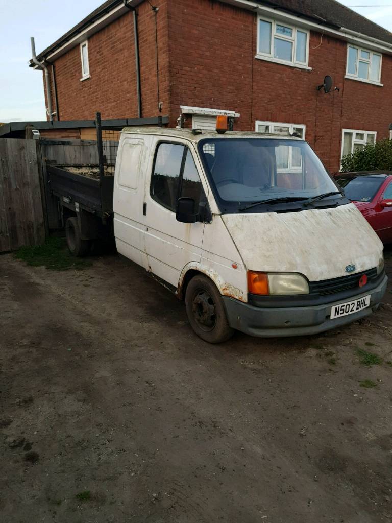 Ford transit Crew cab tipper BREAKING