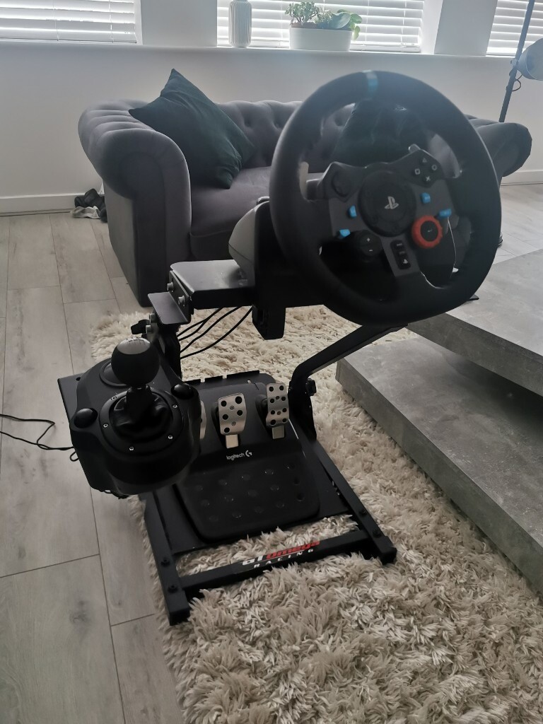 Logitech G29 PS4 steering wheel with shifter and GT Omega frame | in ...
